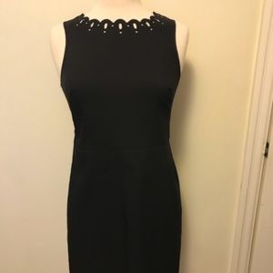 LOFT | Dresses | Loft Scalloped Dress Black | Poshmark